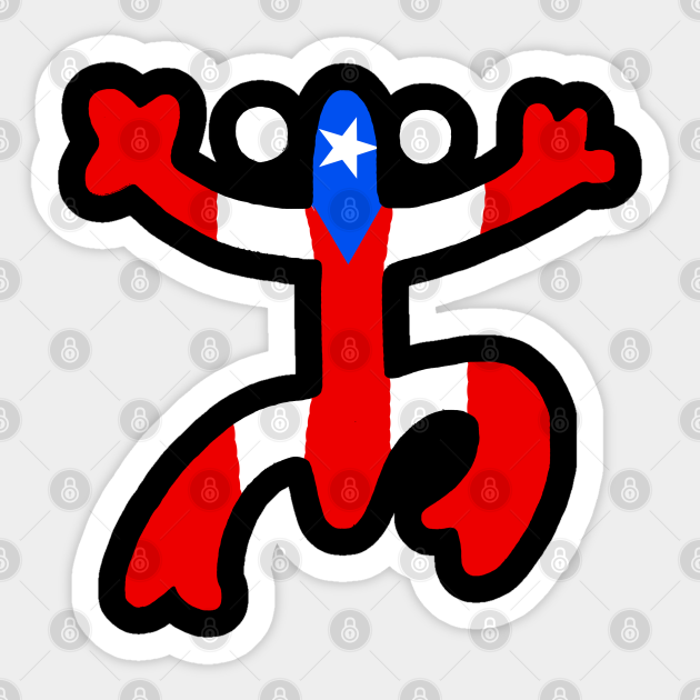 Coqui Taino Puerto Rico Flag Boricua - Coqui Taino - Sticker | TeePublic Coqui Taino Puerto Rico Flag Boricua - Coqui Taino - Sticker | TeePublic